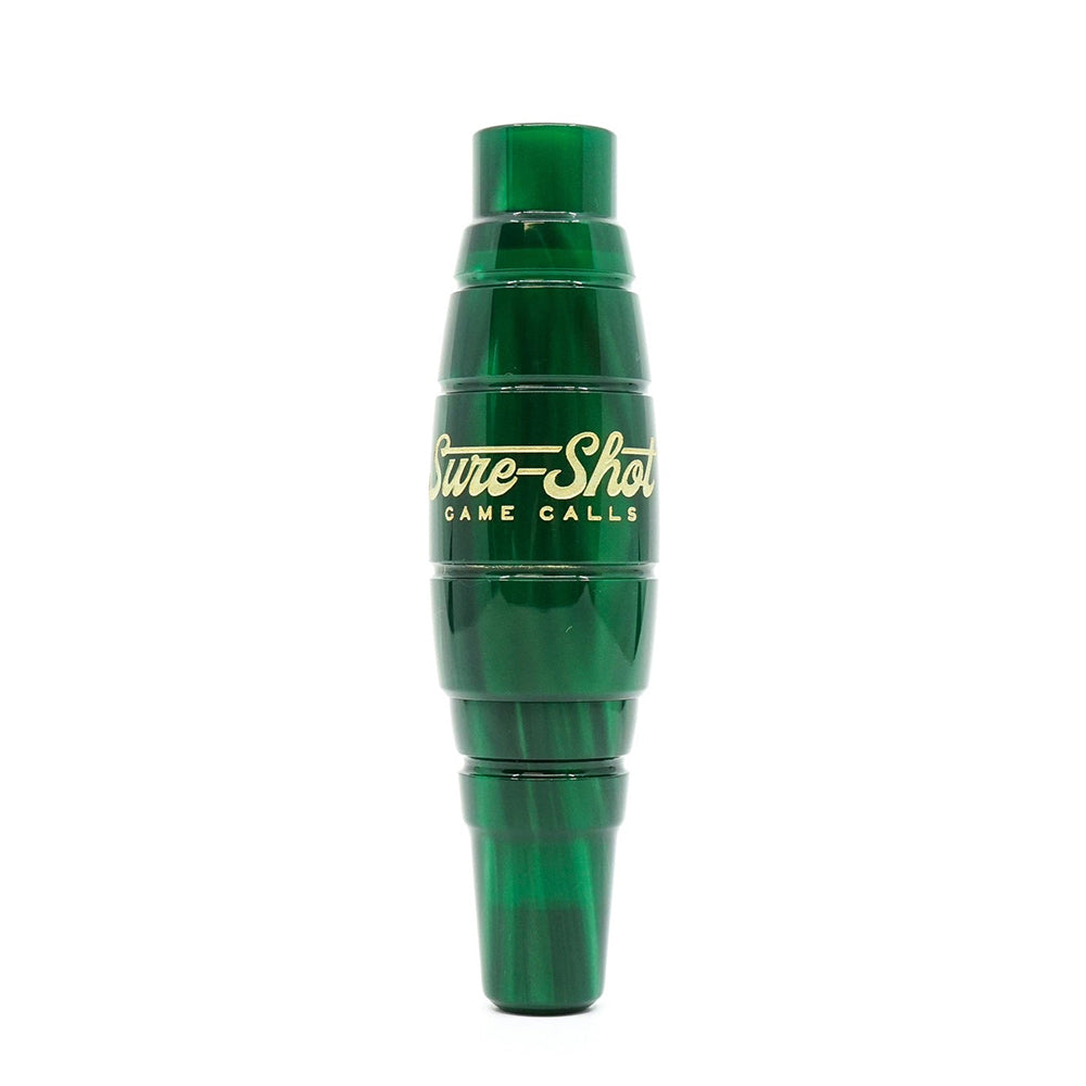 Sure-Shot "Green Wing" Mini Yentzen Teal Duck Call - Canada Brass