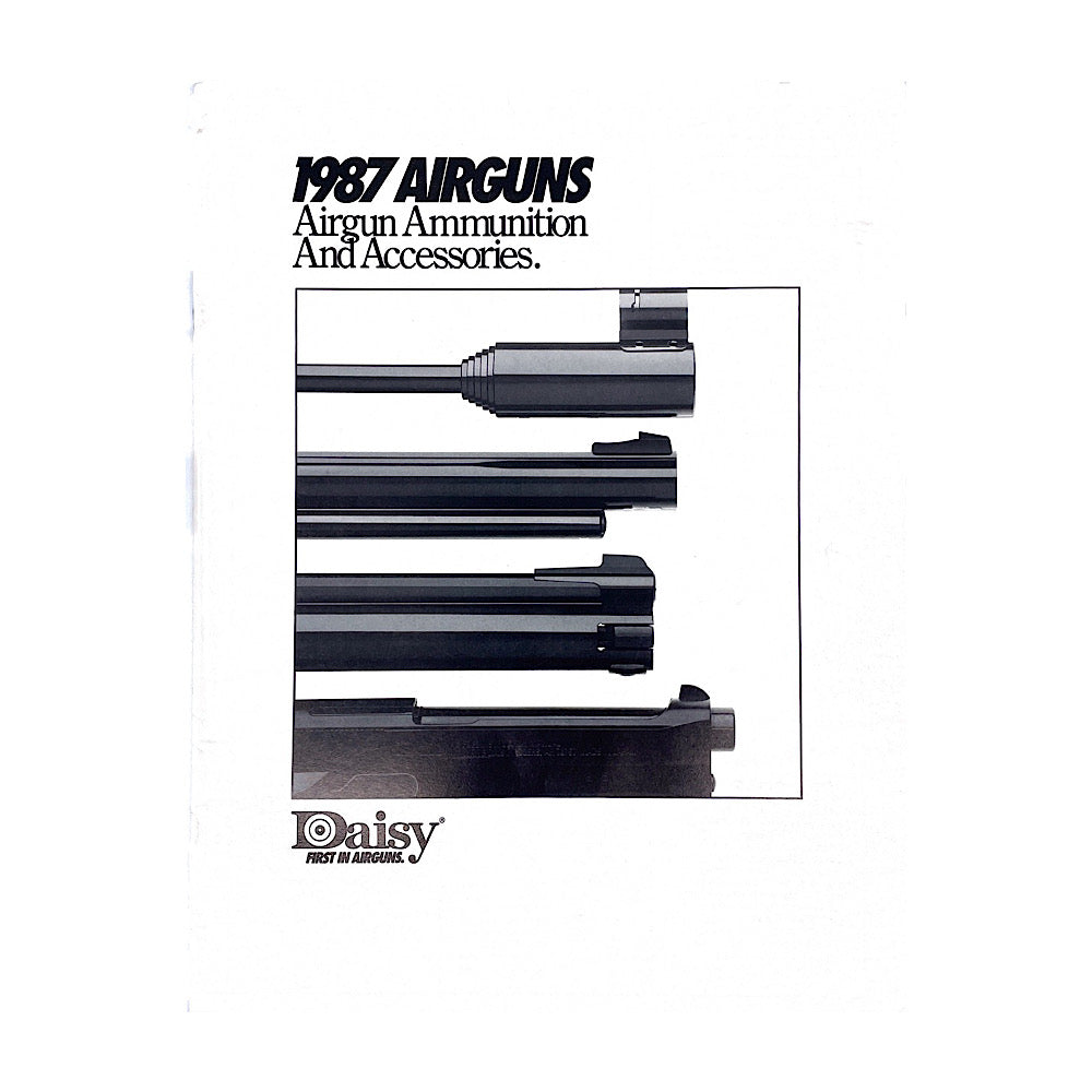 Daisy 1987 Air Guns 17 pgs S.B. Catalogue - Canada Brass