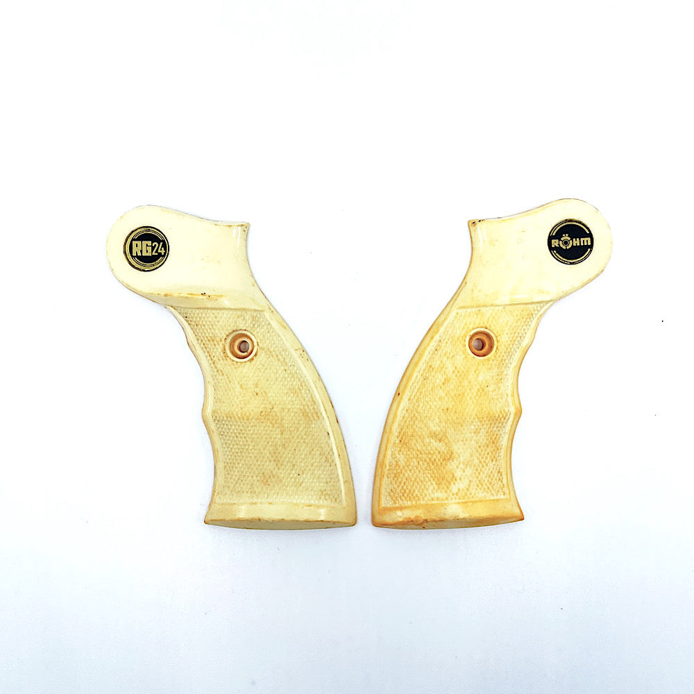 Rohm RG 24 Revolver Grips - Canada Brass